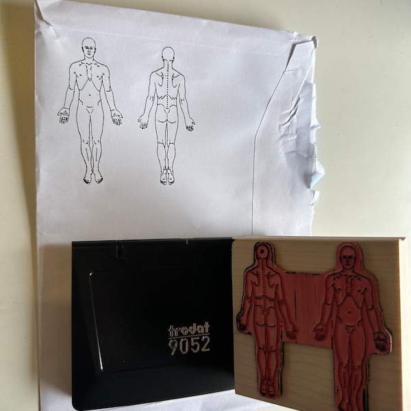 Human Body Stamp, Physical Anatomy Stamp, Doctor or Physician Stamp - Etsy