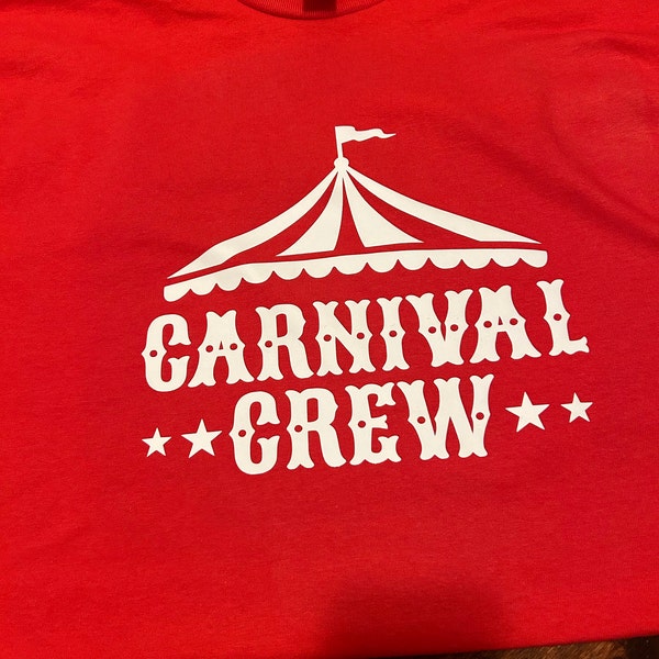 Carnival Crew SVG: Circus Birthday Shirt Design (digital Download) - Etsy