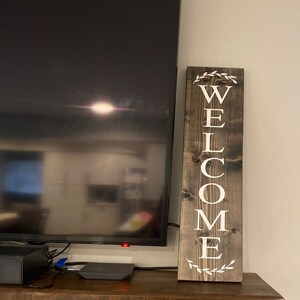 Farmhouse Welcome Sign Wooden Rustic Decor, Front Door Porch Entryway ...