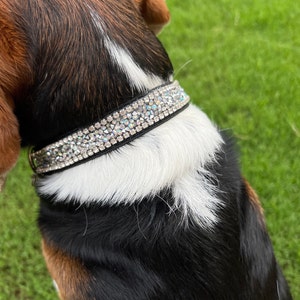 Pearls, Hearts & Real Rhinestone Collar, Luxury Thick Designer Girl Dog ...