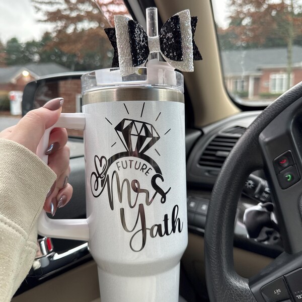 Black Glitter Straw Bow Straw Bow Topper Starbucks Straw Accessory ...