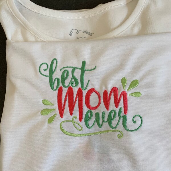 Best Mom Ever Embroidery Design - 4x4 5x7 Sizes Included - Mother ...