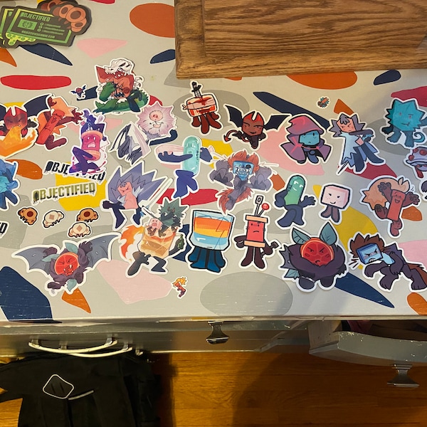 Objectified Comic Stickers [fight or Flight Collection] - Etsy