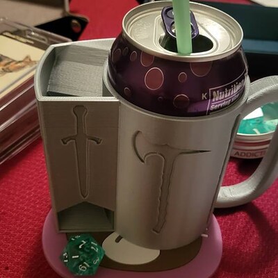 Dice Storage Vault for D&D and Pathfinder Triple Set Dice Box STL ...