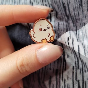 Melting Snow Man Enamel Pin Cute Crooked Ice Cream Hard Enamel Pin Cute ...