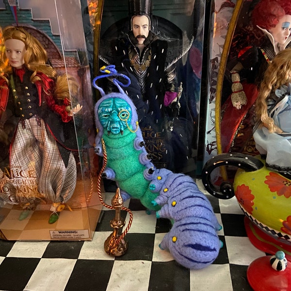 Caterpillar - Absolem- Alice in Wonderland-ooak - Tim Burton - Lewis ...