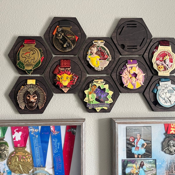 Conjunto de porta medallas modular en color Antracita Colgador de ...