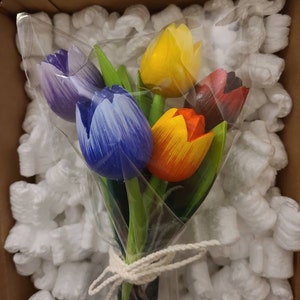Wooden Tulip Pack - Etsy