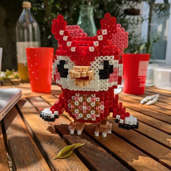 Deer 3D Perler Bead Pattern Tutorial - Etsy