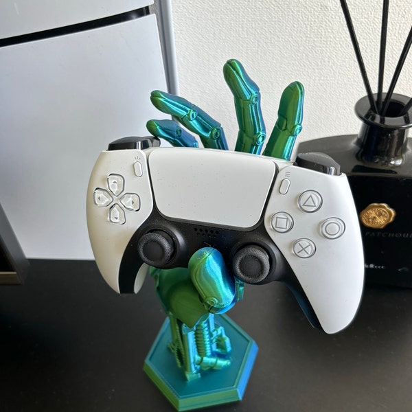 Robot Hand Controller Holder With Personalized Gamer Tag - Etsy UK