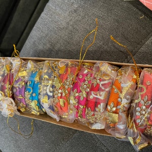 Silk Thread Indian Bangles Set - Etsy