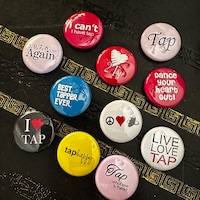 Tartan Plaid Pins 10 Pack, Scottish Plaid Pinback Buttons, 1 or 1.5 or ...