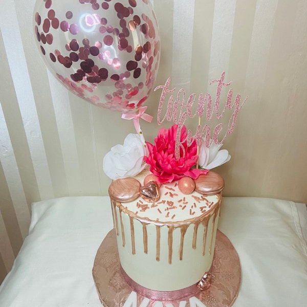 Twenty Fine Cake Topper/ 29th Birthday/ 25th Birthday - Etsy