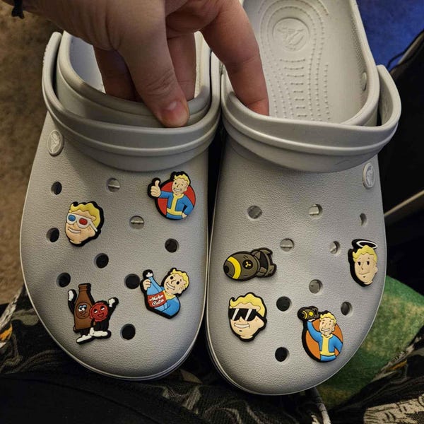 Fallout Shoe Charms Set of 15 Bundle Fits Crocs - Etsy