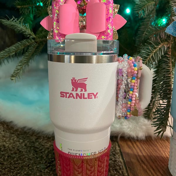 Royal Blue Stanley Tumbler Bow Straw Topper Navy Blue Stanley Cup Bow ...