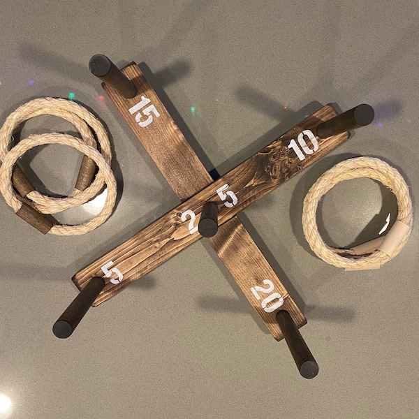 Rustic Ring Toss Outdoor Yard/lawn Game With 6 Rings - FREE U.S ...