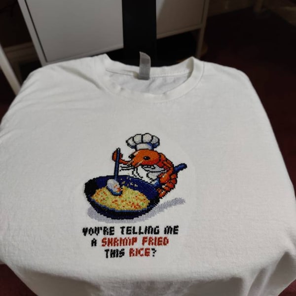 Funny Shrimp Fried Rice Cross Stitch Pattern (digital Download - Etsy