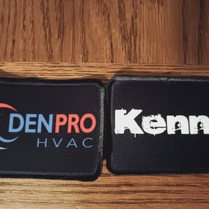 Custom Iron on Patches Choose Your Shape, Custom Made Printed Patches ...