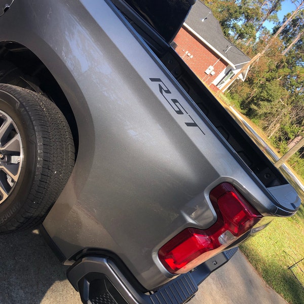 2019 2020 2021 2022 2023 2024 Chevy Silverado RST Matte Black Bed Side ...