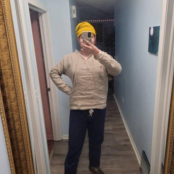 Liripipe Hood - Wool - Linen Cowl - 14th & 15th Century - Gugel ...