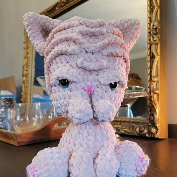Sphynx Cat PDF Pattern (amigurumi, Crochet , Photo Tutorial, How To) - Etsy