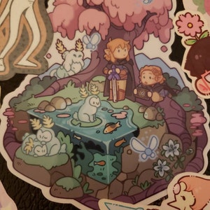 Zelda Satori Mountain Sticker - Etsy