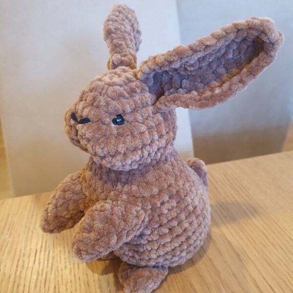Crochet Pattern Baby Cute Rabbit / Crochet PATTERN Plush Toy ...