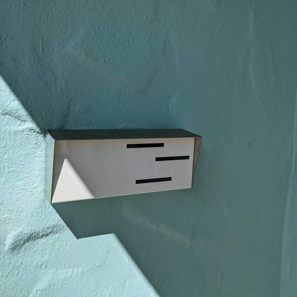 Modern Mailbox | Post Mount Mailbox | Black/robin Egg - Etsy