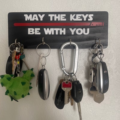 Star Wars Key Holder May the Keys Be With You - Etsy