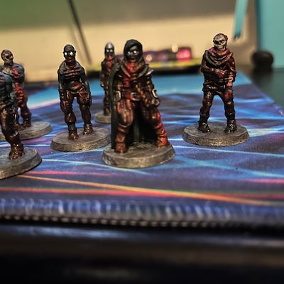 Zombie Horde set of 6, 12k Resin Dungeons and Dragons Dnd Miniatures D ...