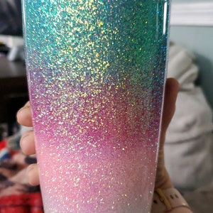 Yeti Rose Gold Glitter Tumbler/glitter Yeti/gold Glittered | Etsy