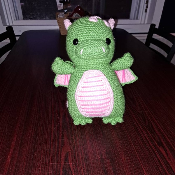 Dragon Knight | PDF Crochet Amigurumi Pattern | Fantasy Plushie With ...