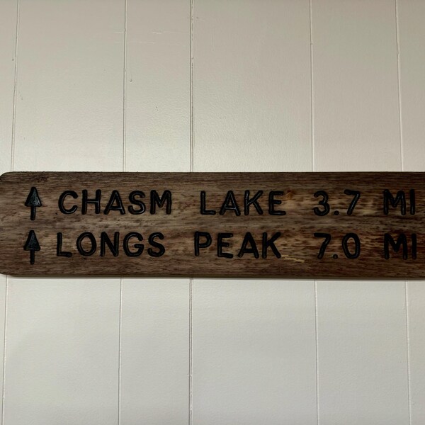 Rustic Trail Signs, Peak Signs, Colorado 14ers, Weathered, Patina ...