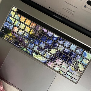 Abstract Decay MacBook Keyboard Decal Stickers - Etsy