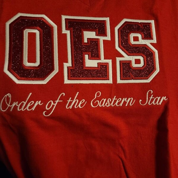 Order of the Golden Circle Cardigan, Eastern Star, OES, Cardigan ...
