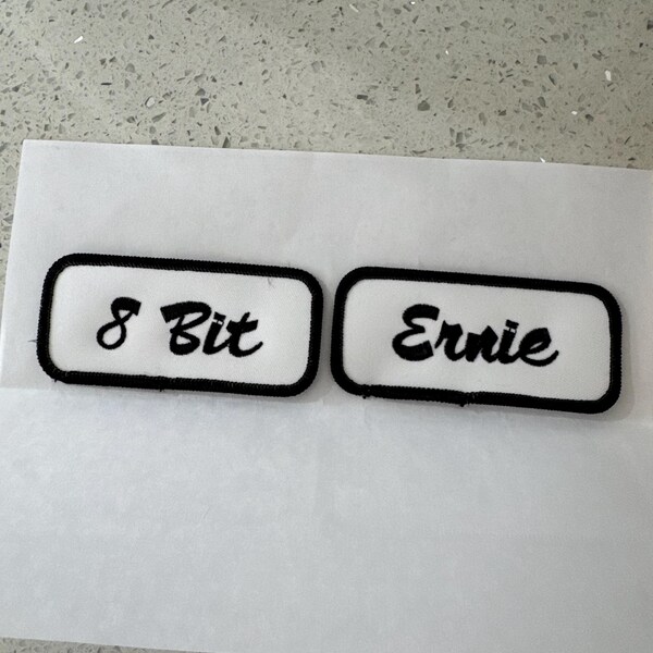 Custom personalized Embroidered Name Tag/ Embroidered Name Patch ...