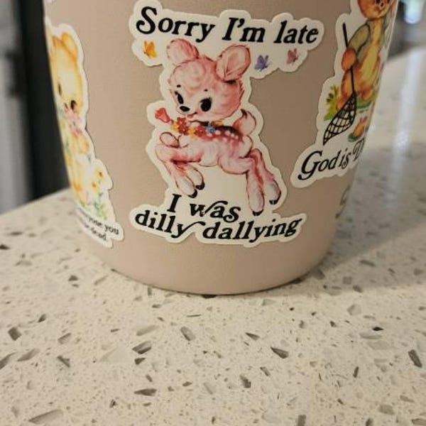 Y2k Windows Error Pop up Sticker, Vaporwave Holographic Decal, Trapped ...