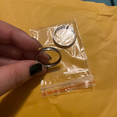 Simple Stainless Steel Ring, Basic Band, Size 7-13, Handcrafted Steel ...