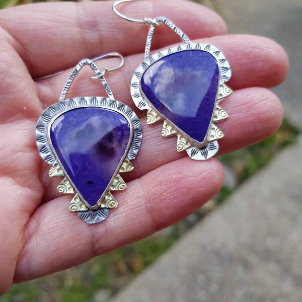 Gemstone Pendant, Neutral Colors - Etsy