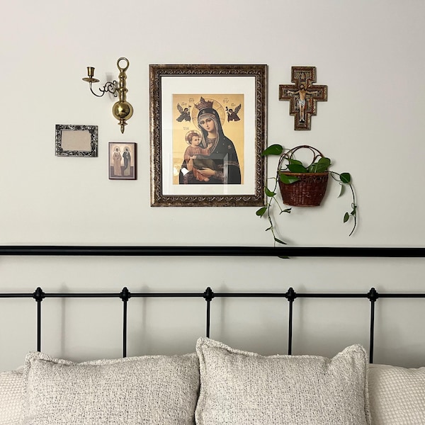 Our Lady of Perpetual Help Canvas: Virgin Mary Catholic Icon Art - Etsy