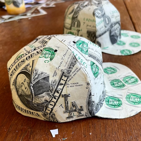 Mini Baseball Cap SVG Template: Cricut & Silhouette Cut Files (PDF) - Etsy