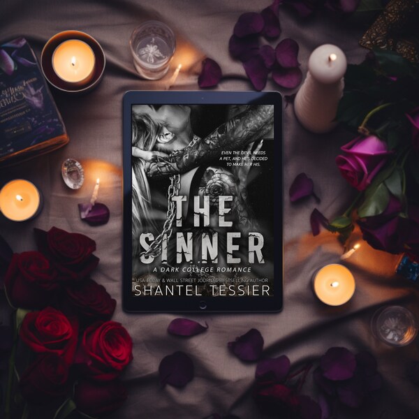 Dark Romance Bookstagram Flatlay Bundle Images | Canva Ebook Mockup ...