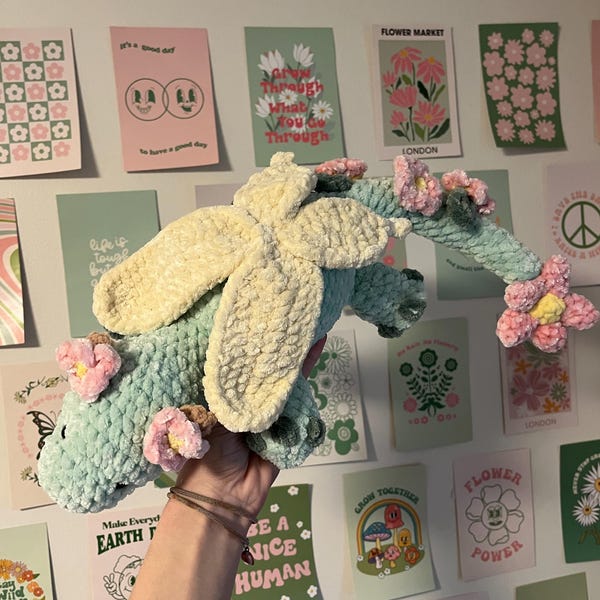 Flower Dragon Crochet Pattern, Amigurumi Crochet Pattern, Crochet ...