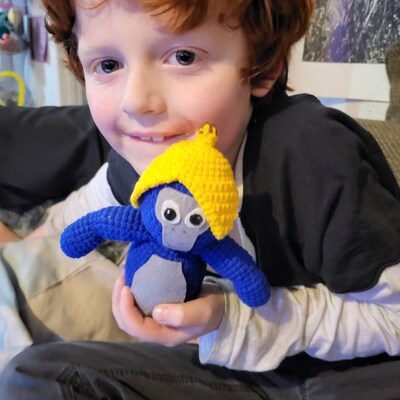 FNF True Expunged Plush, Custom FNF Crochet Doll - Etsy