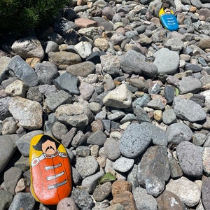 Ninja Turtles Painted Rock Set | TMNT | - Etsy