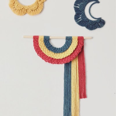 Moon Shape Metal Hoops, Dream Catcher Half Moon Rings, Metal Rings ...