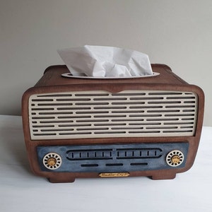 Layout Retro Radio Laser Cut Files SVG, DXF CDR Vector Plans Laser ...