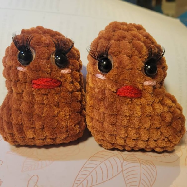 Chicken Nugget Crochet Pattern | Digital PDF Pattern - Etsy