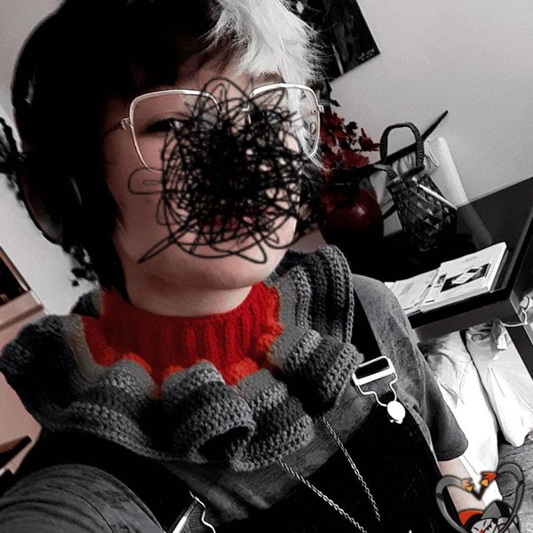 Clown Ruffle Collar Crochet PATTERN - Etsy