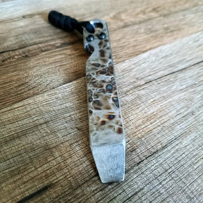 Small Curve Striped Utility Knife Fixed Blade Razor Unique - Etsy